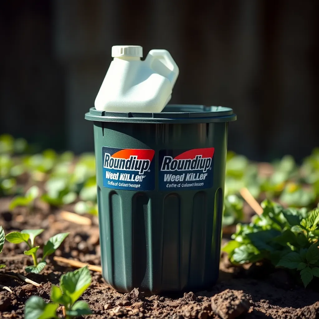 Effective Disposal of Roundup Weed Killer